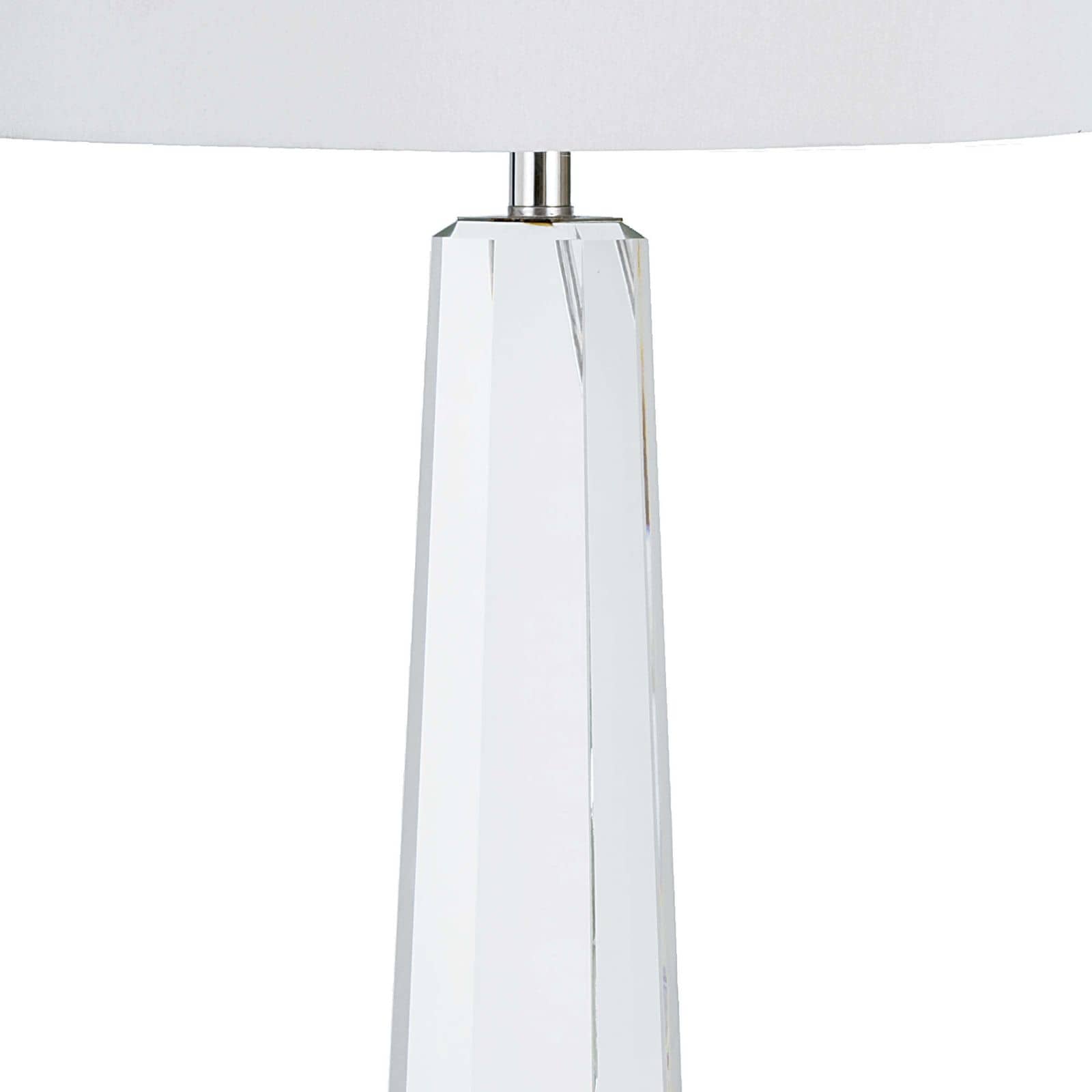 Tapered Hex Crystal Table Lamp | Bone & Brass – Bone & Brass Home