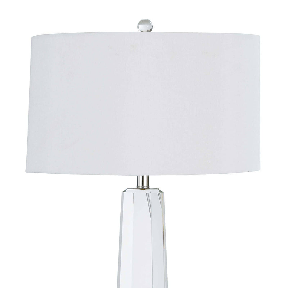 Tapered Hex Crystal Table Lamp | Bone & Brass – Bone & Brass Home