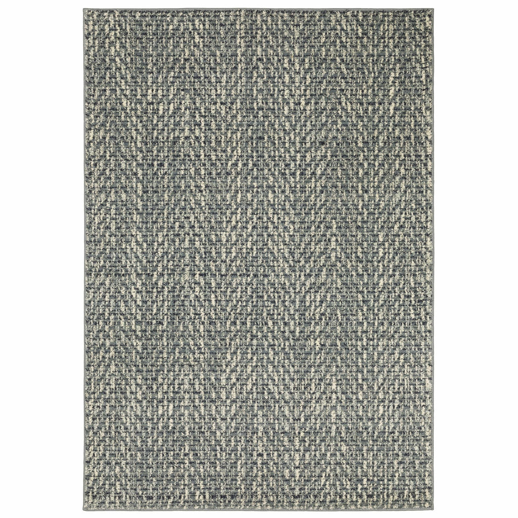 Seneca Blue & Ivory Casual Rug | Bone & Brass – Bone & Brass Home